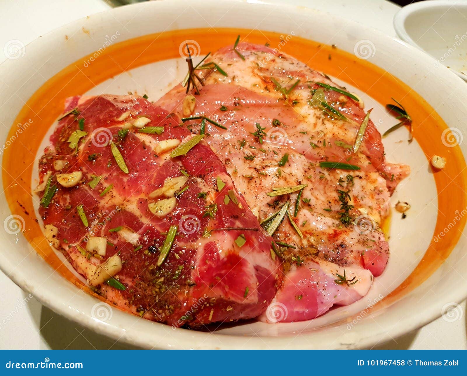 Different Types of Fresh Raw Meat Stock Photo - Image of slow ...