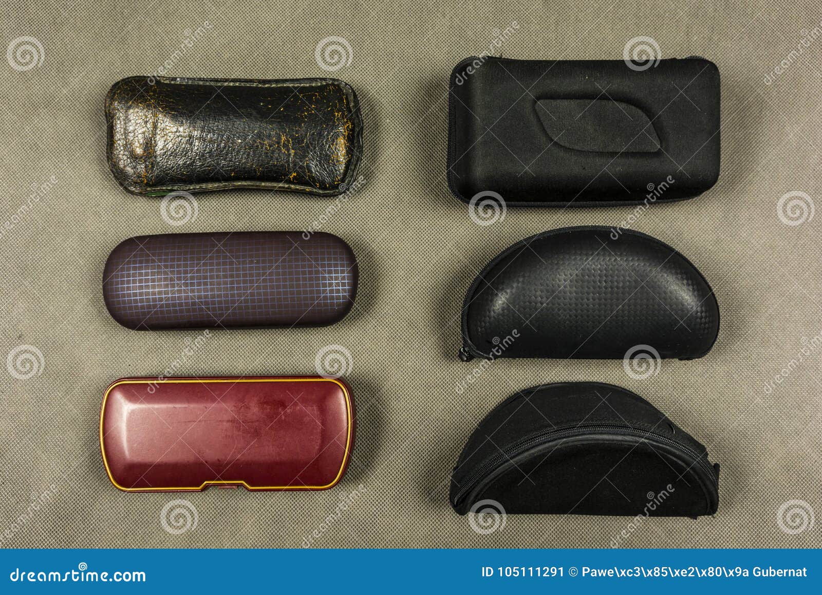 Different Types of Glasses Cases. Stock Image - Image of design ...