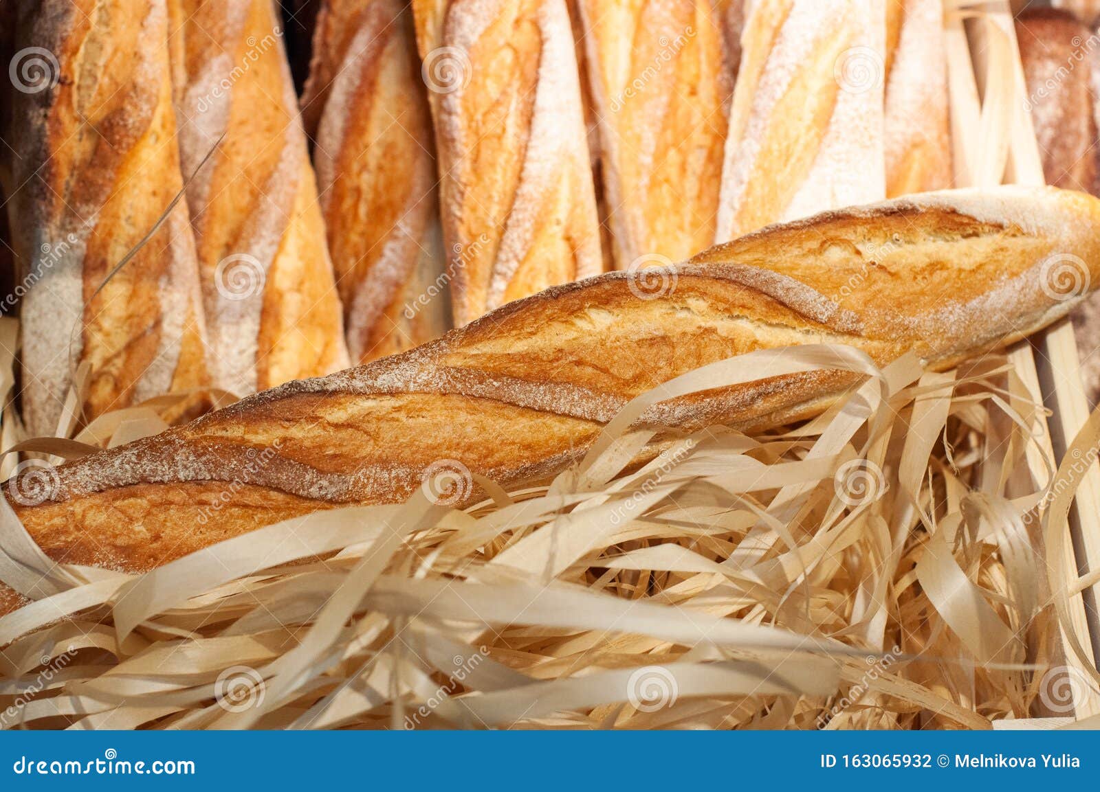 Different Types of Handmade Bread. Different Forms of Bread Stock Photo ...