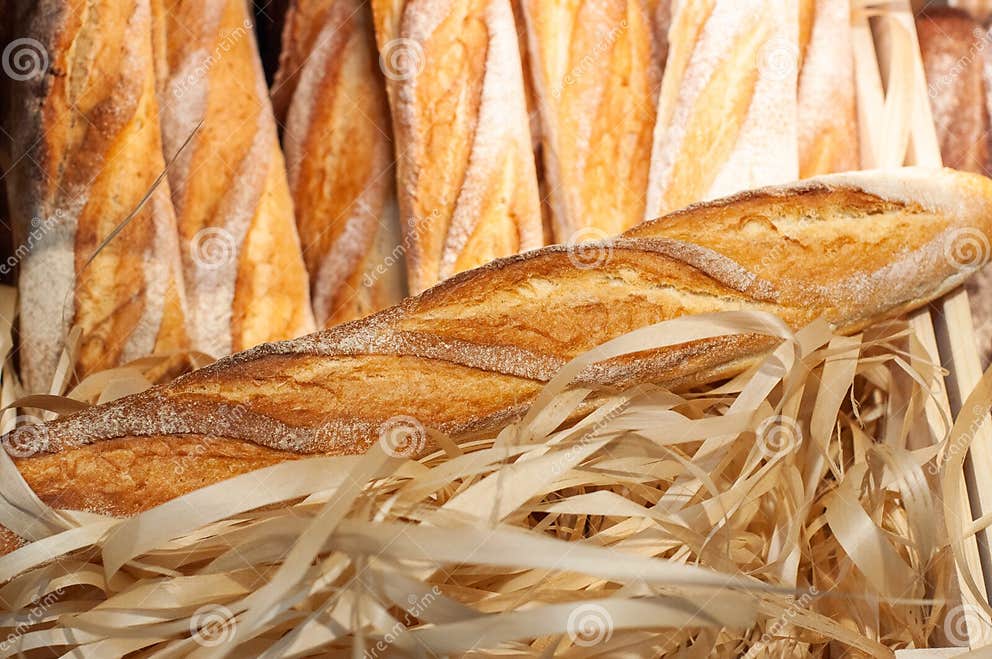 Different Types of Handmade Bread. Different Forms of Bread Stock Photo ...