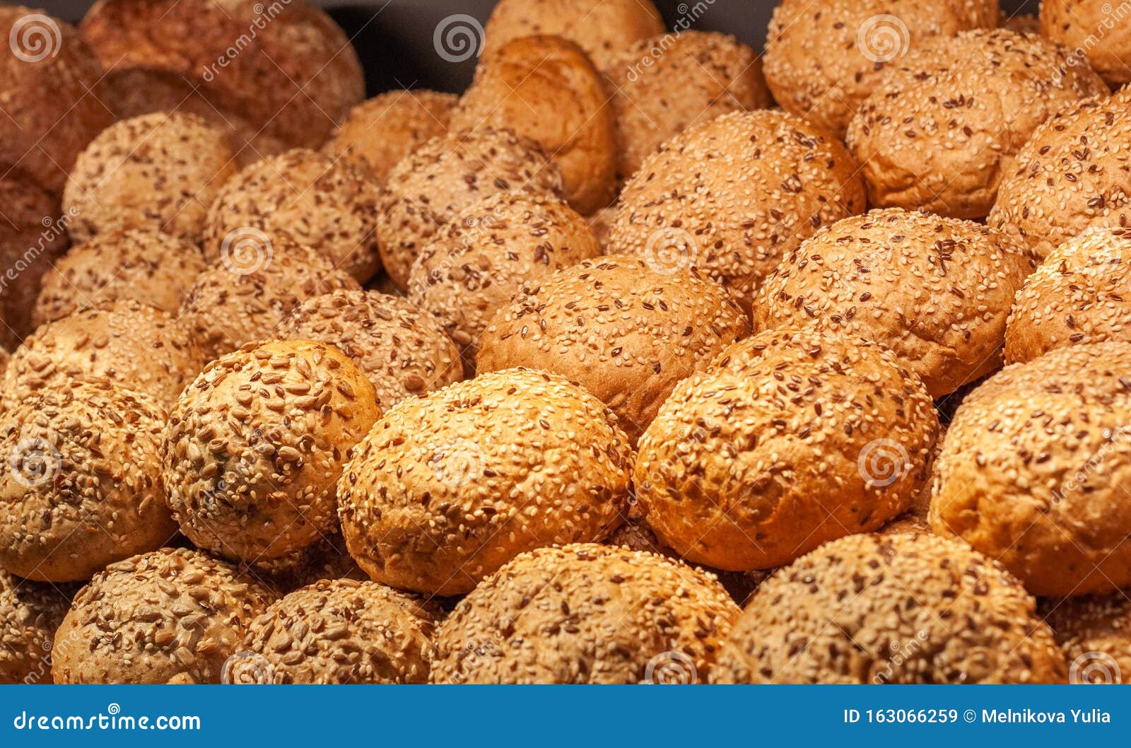 Different Types of Handmade Bread. Different Forms of Bread Stock Image ...