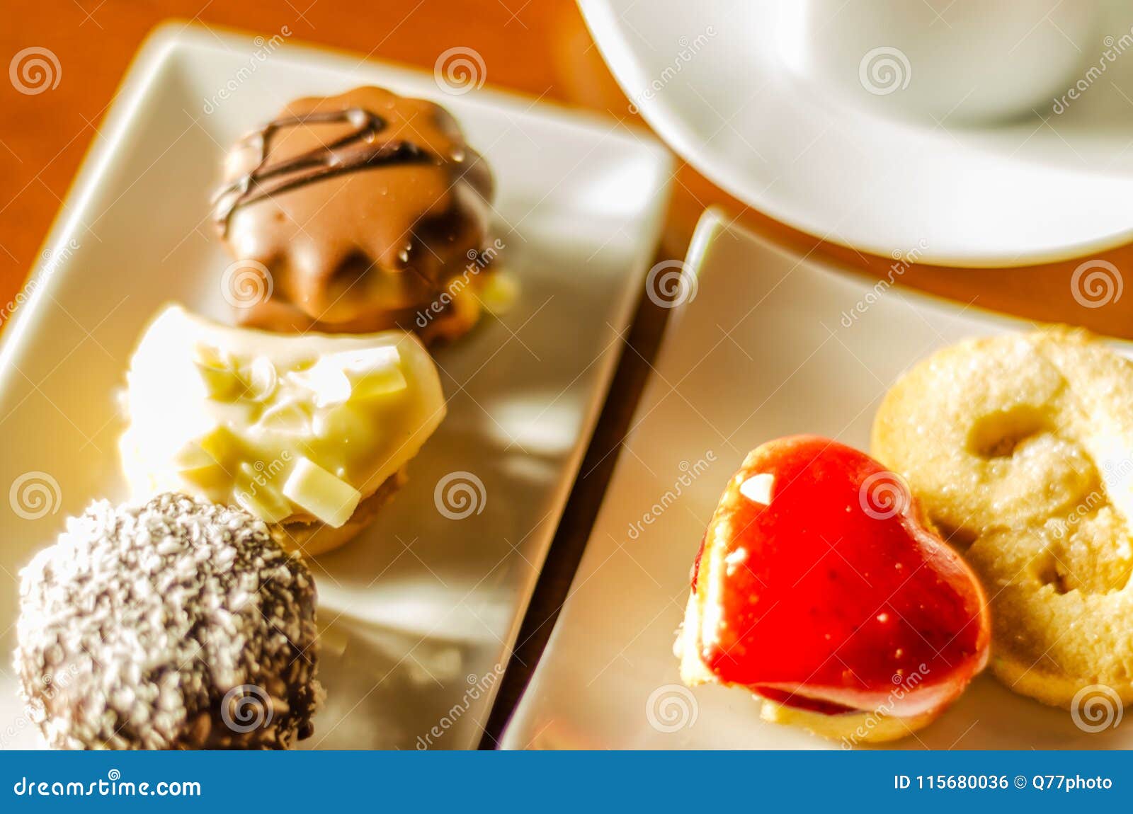 Different Types of Handmade Cookies with Different Toppings, Sweet ...