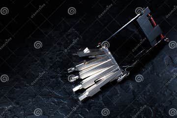 Different Types of Hex Keys. Working Instruments for Maintenance ...