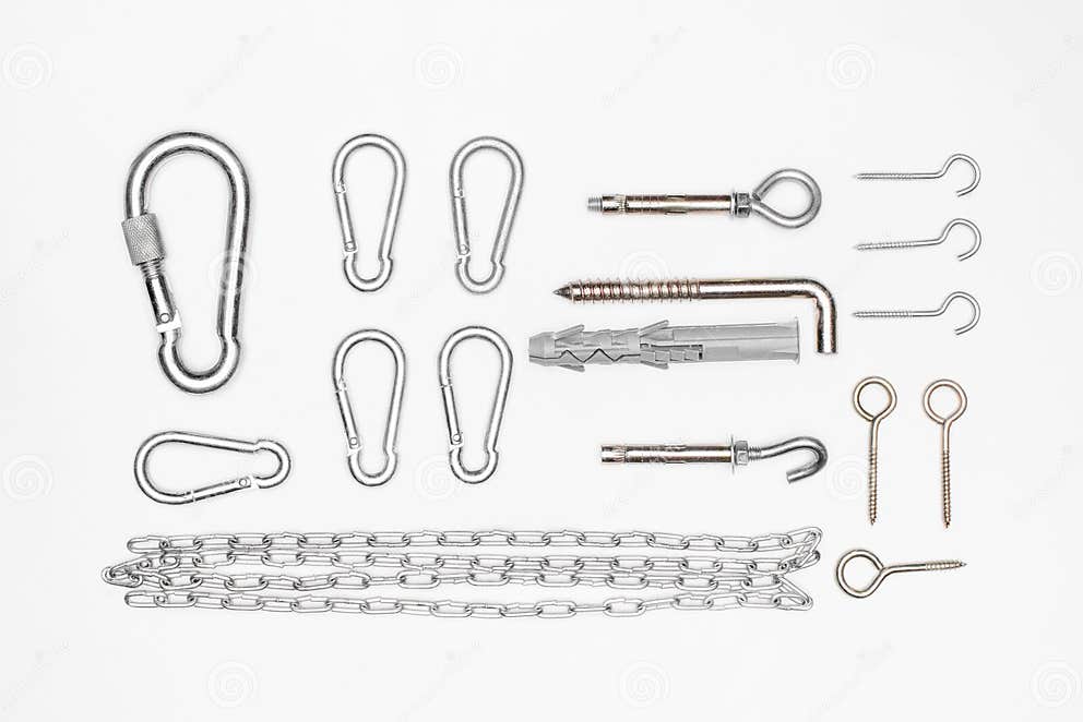 Different types of hooks stock photo. Image of factory - 74276596
