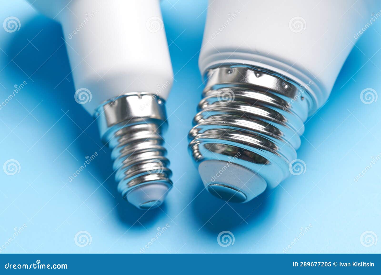 Different Types of Light Bulbs Isolated Stock Image - Image of glass ...