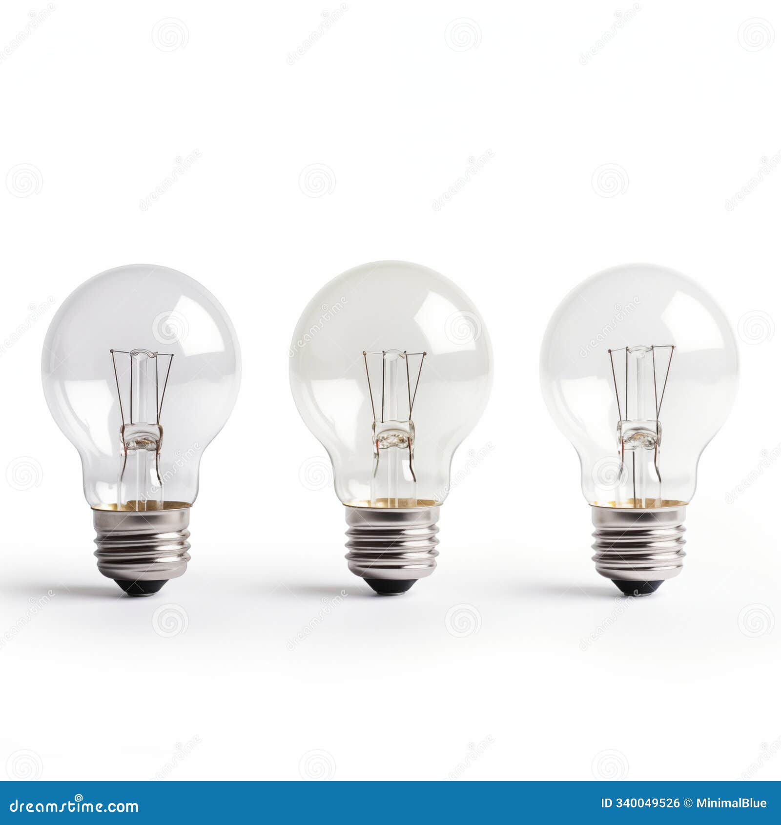 Different Types of Light Bulbs Showcased on a Neutral Background for ...