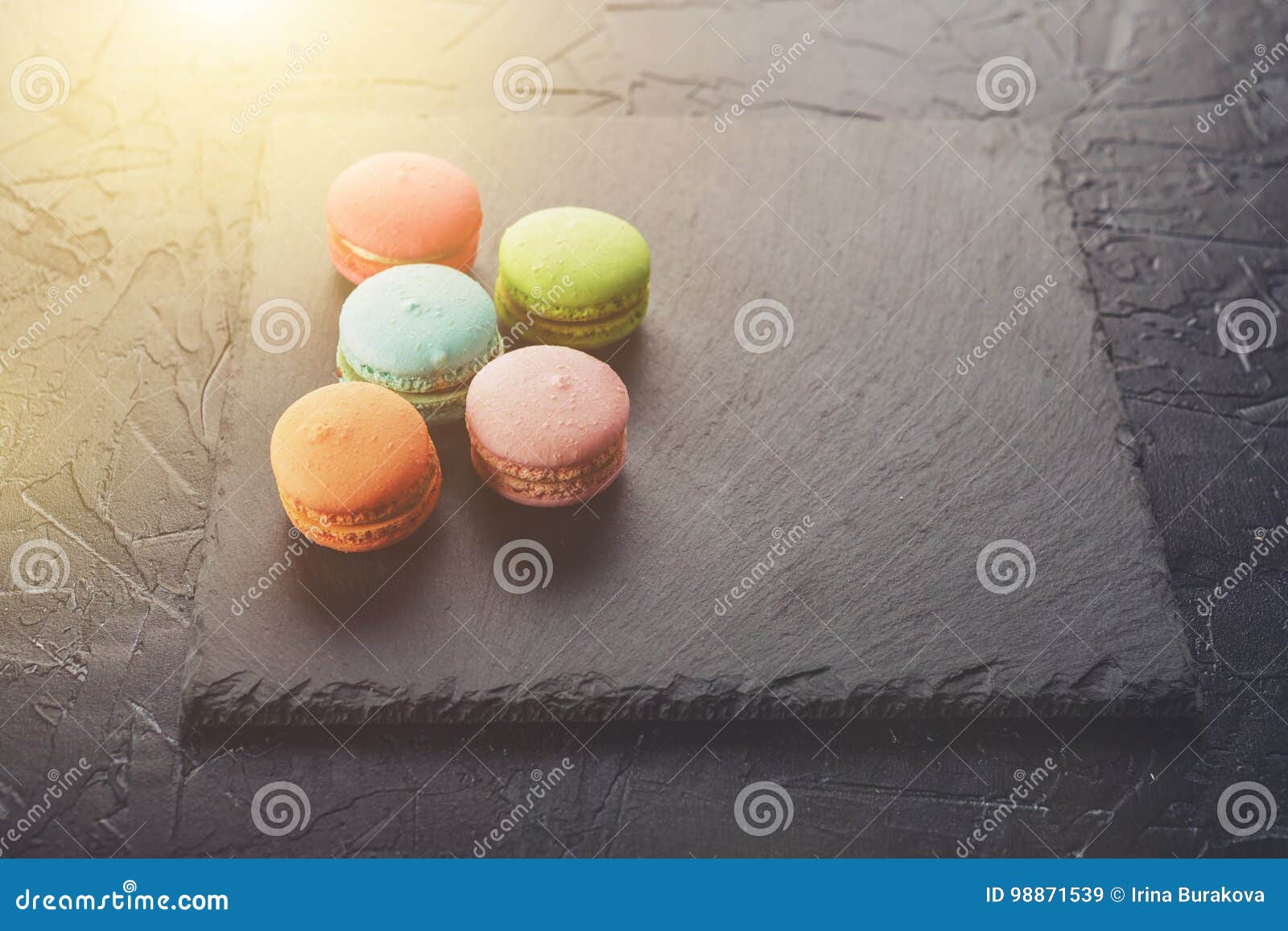 Different Types of Macaroons Stock Image - Image of french, assortment ...