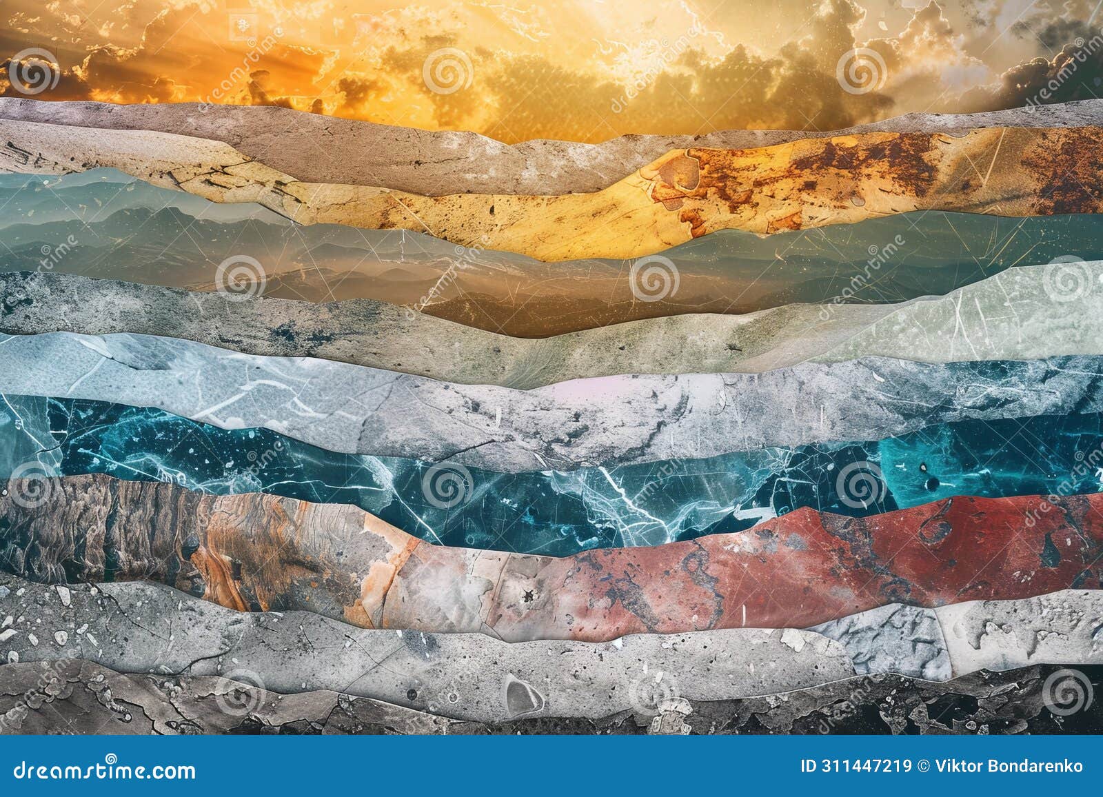 Different Types of Natural Earth Textures Stock Image - Image of ...