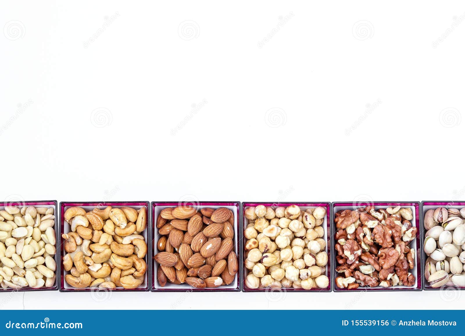 Different Types of Nuts: Peanuts, Cashews, Almonds, Hazelnuts, Walnuts ...