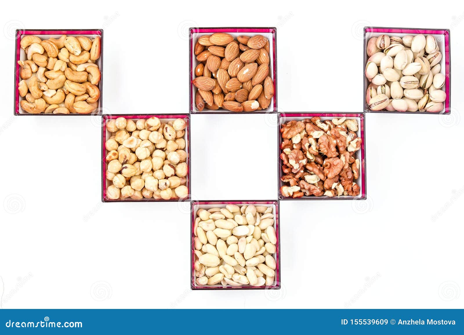 Different Types of Nuts: Peanuts, Cashews, Almonds, Hazelnuts, Walnuts ...
