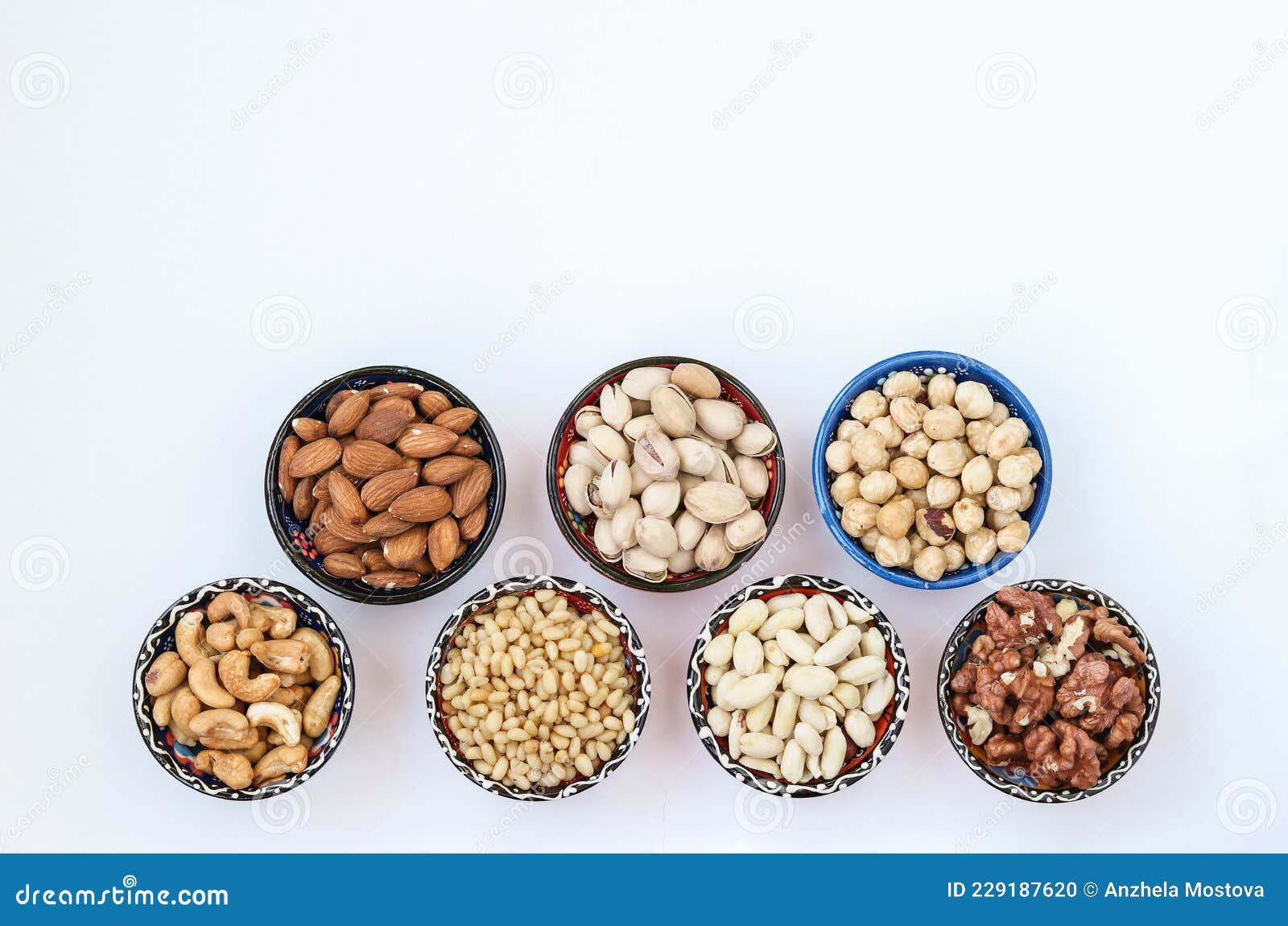 Different Types of Nuts: Peanuts, Pine Nut, Cashews, Almonds, Hazelnuts ...