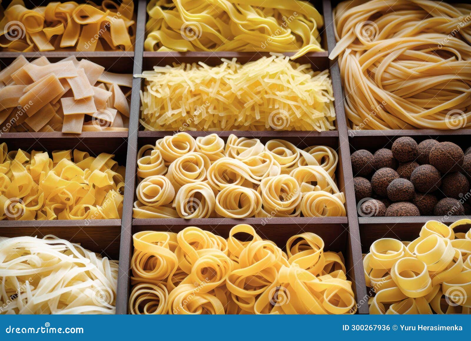 Different Types of Pasta As Background, Closeup. Pasta and Spaghetti ...