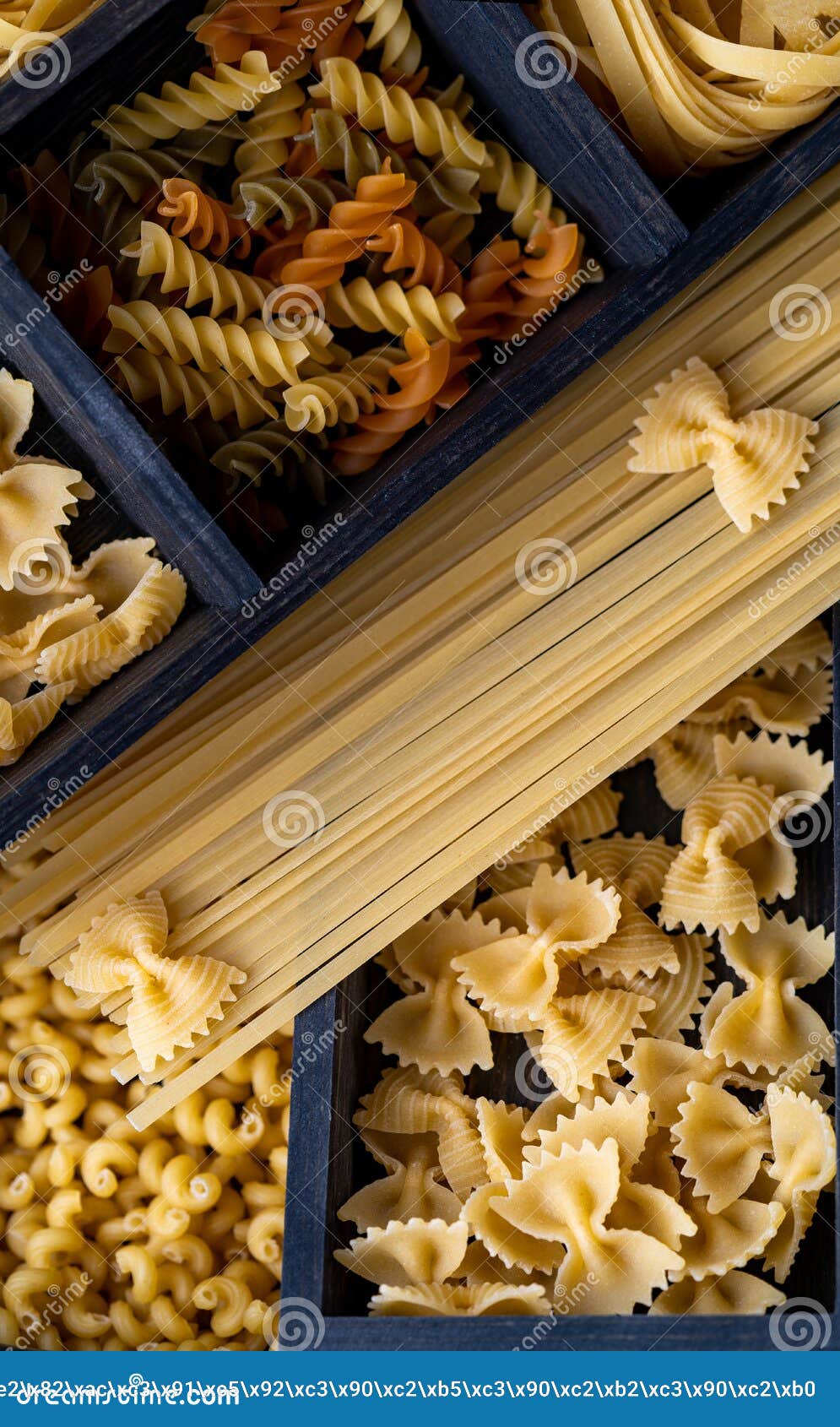 Different Types of Pasta in Boxes, Like a Beautiful Pasta Wallpaper ...