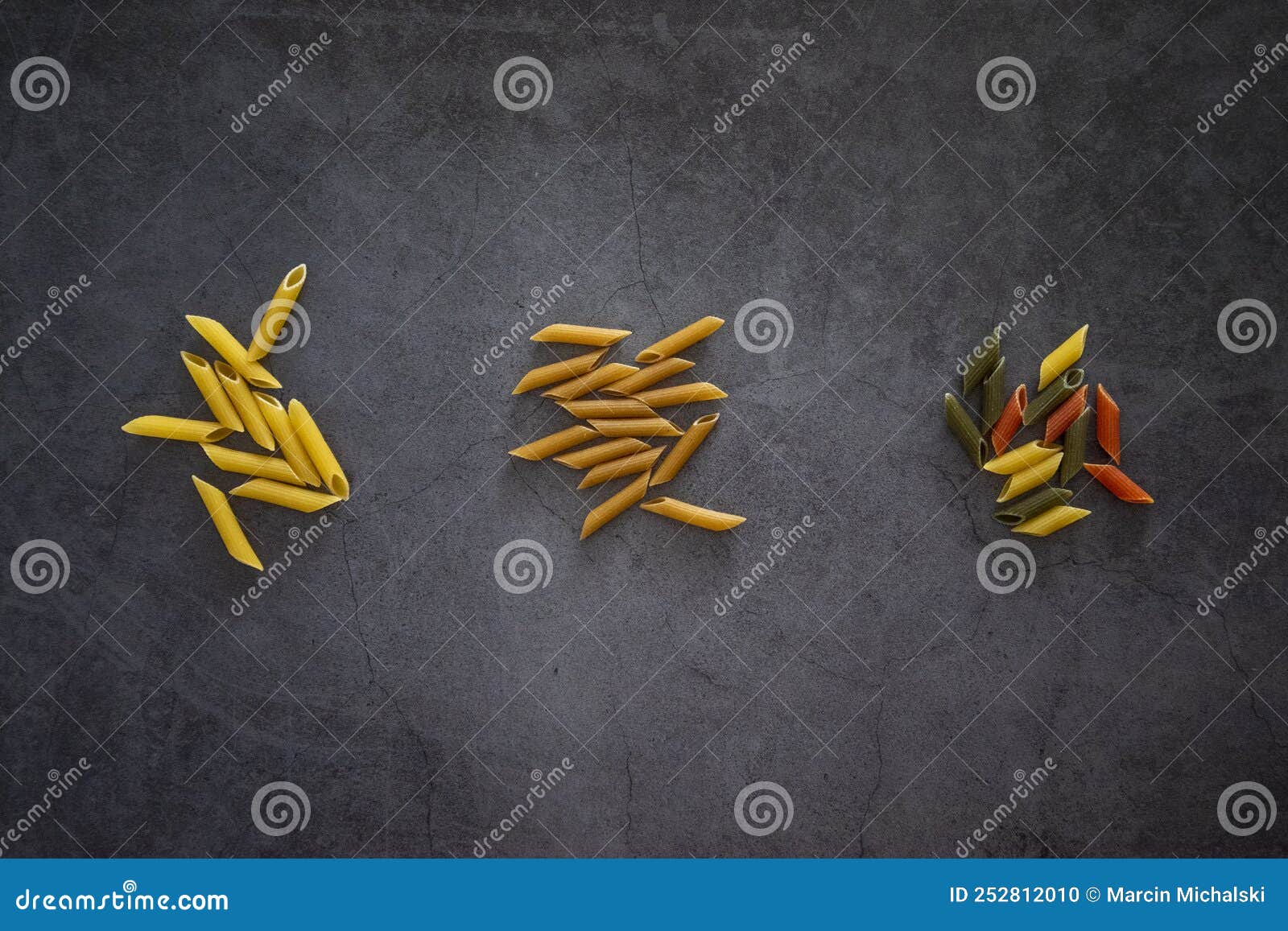 Different Types of Penne Pasta Stock Photo - Image of italian, noodle ...