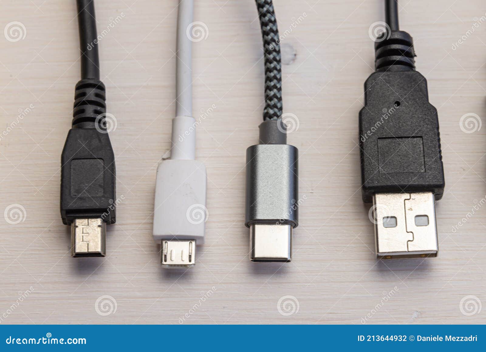 Different Types of Plugs and Connectors in Use Today. Stock Photo ...