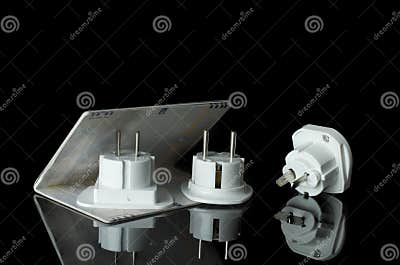 Different Types of Power Adaptors for Various Countries Stock Image ...