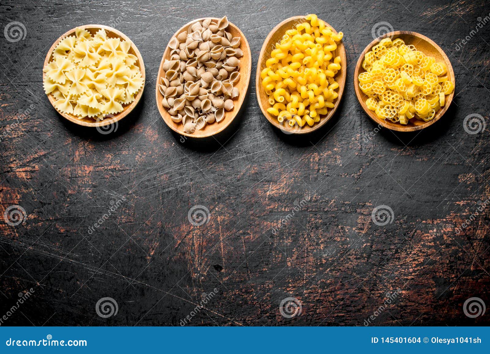 Different Types of Raw Paste in Bowls Stock Photo - Image of diet ...