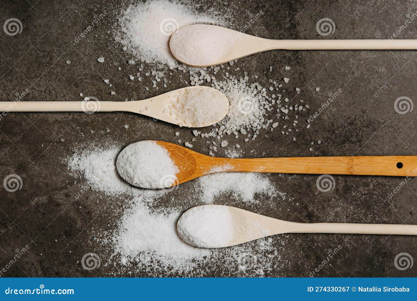 Different types of salt stock image. Image of healthy - 274330267