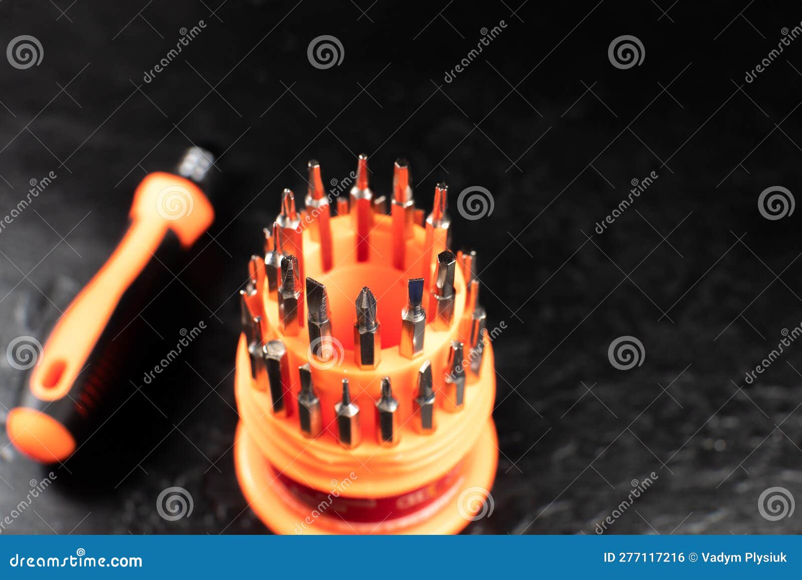 Different Types of Screwdrivers. Working Instruments for Maintenance ...