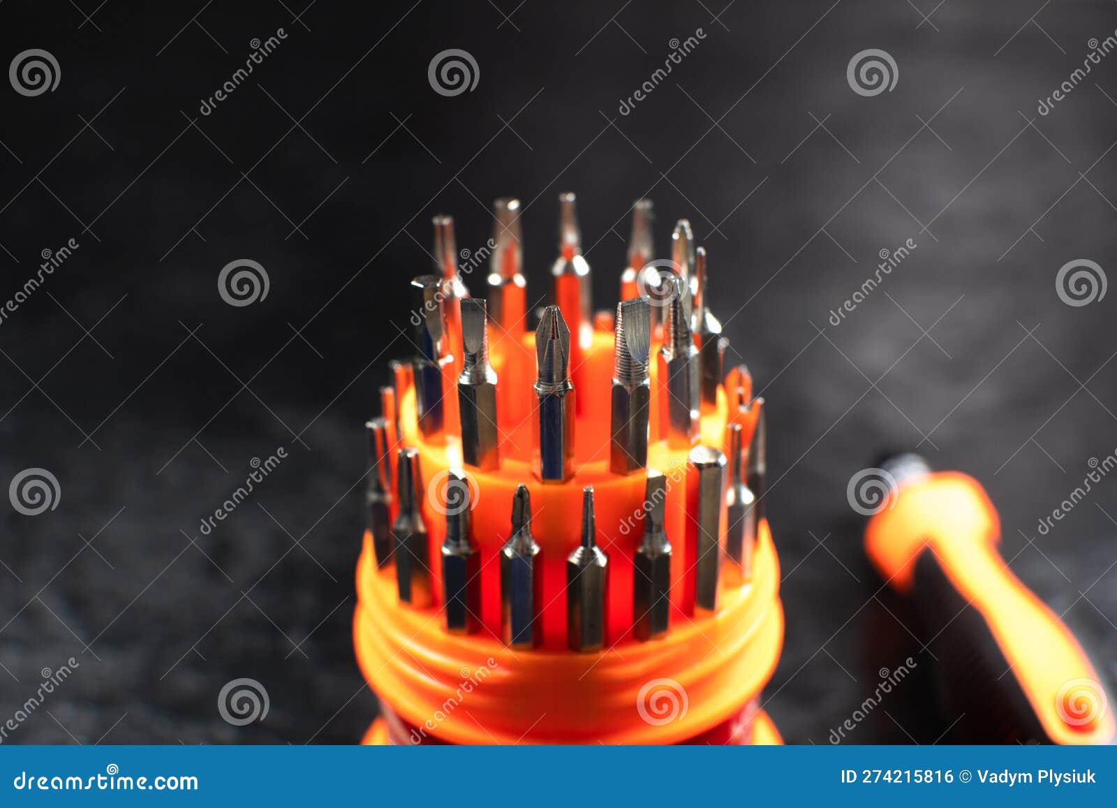 Different Types of Screwdrivers. Working Instruments for Maintenance ...