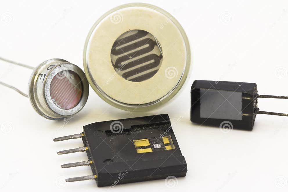 Different types of sensors stock photo. Image of element - 20002230