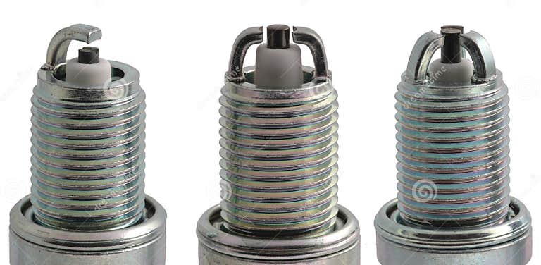 Different Types of Spark Plugs in Profile Stock Image - Image of ...