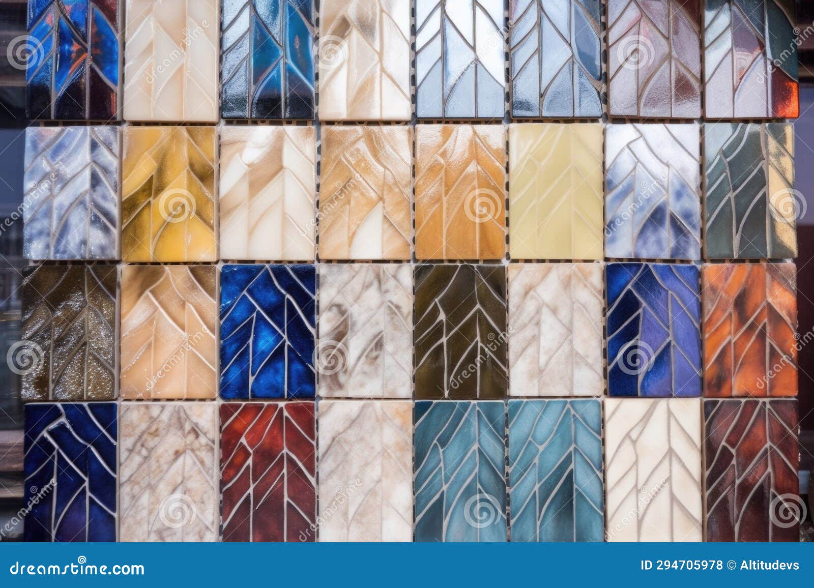 Different Types of Tiles in Various Stages of Glazing Stock Photo ...