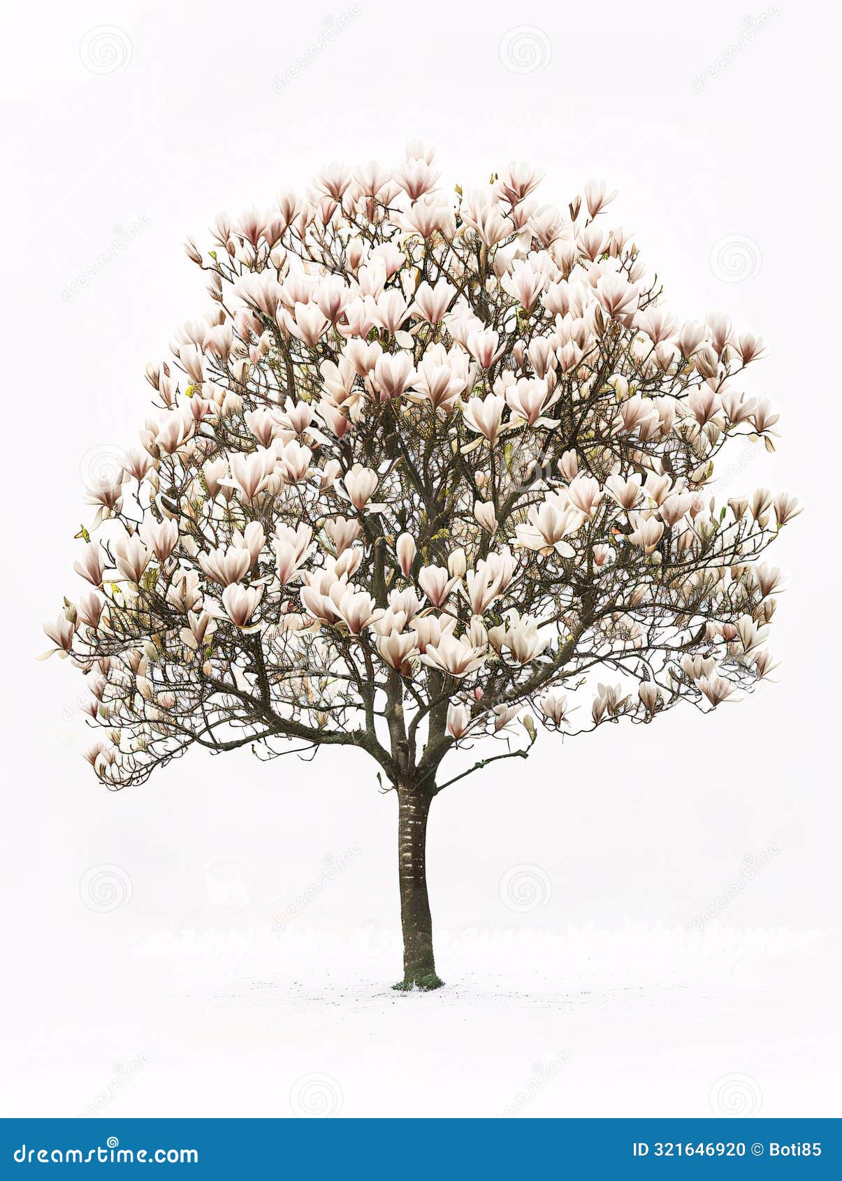 Different Types of Tree Isolated on a Solid White Background Stock ...