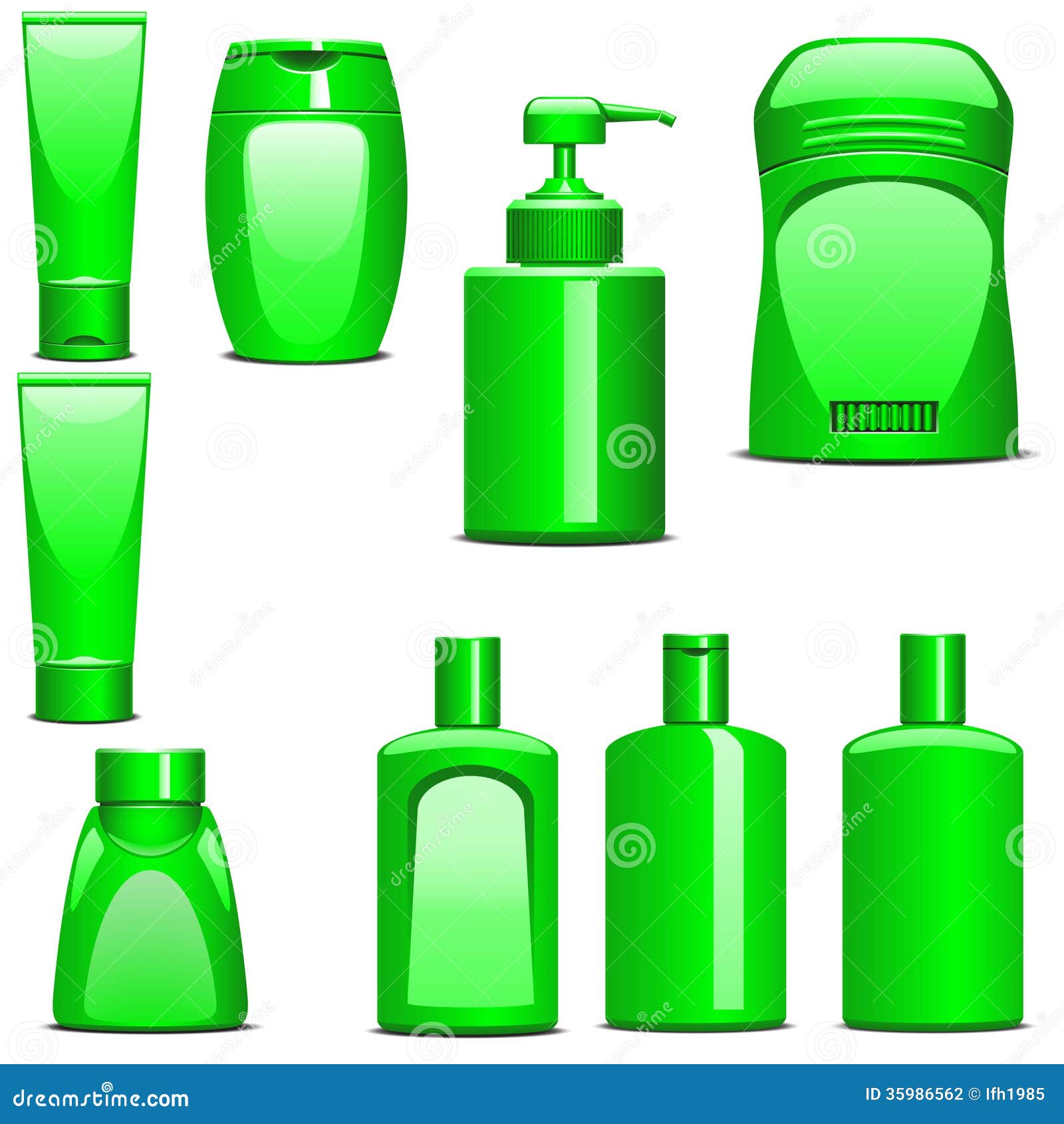 Different types of tubes stock vector. Illustration of graphic - 35986562