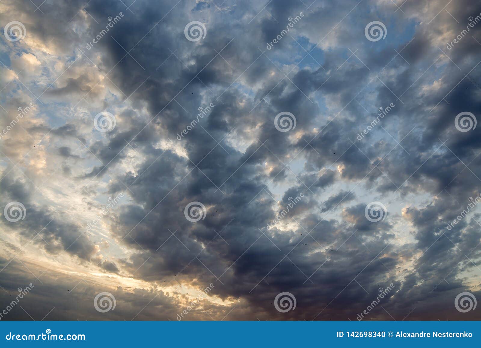 Clouds stock photo. Image of color, nature, summer, scenic - 142698340