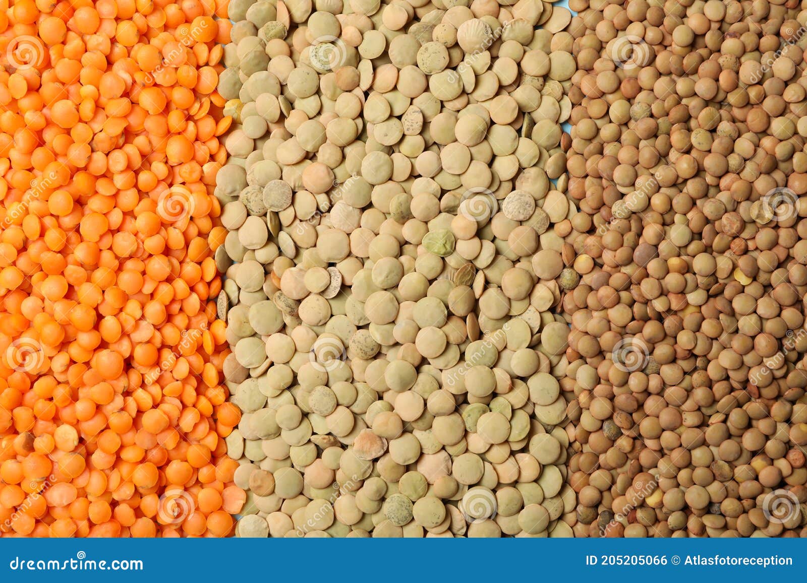 Different Types of Uncooked Legumes on Whole Background Stock Photo ...