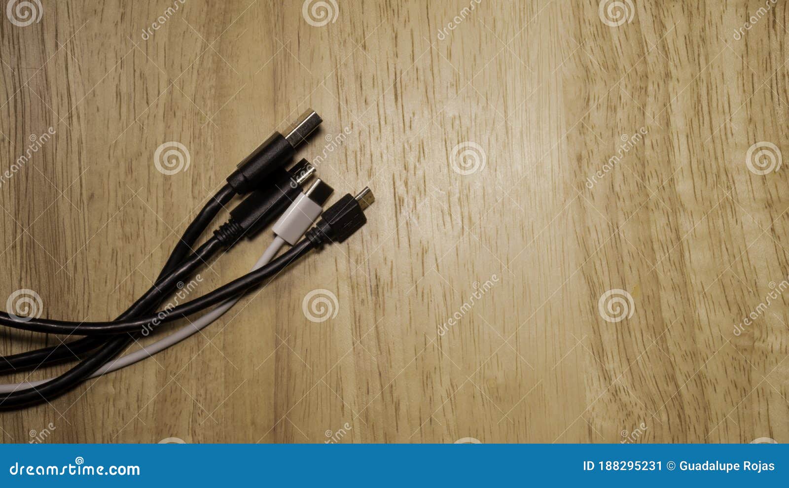 Different Types of Usb Cable that Serve To Charge Devices or To ...