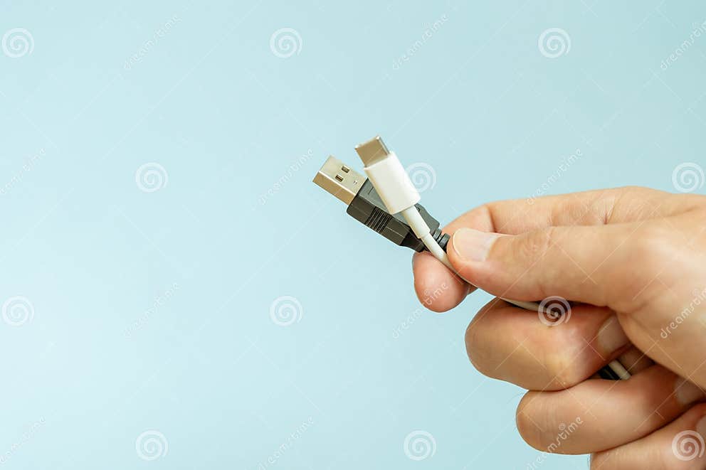 Different Types of USB Cables, Technology and Connection Concept Stock ... Different Types of USB Cables, Technology and Connection Concept Stock ...