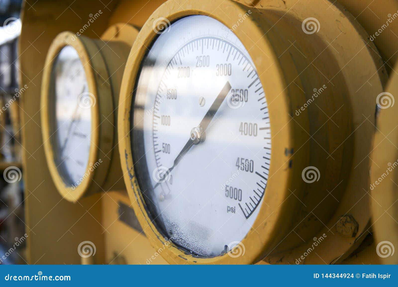Valves and Indicators in the Oil Industry Stock Photo - Image of ...