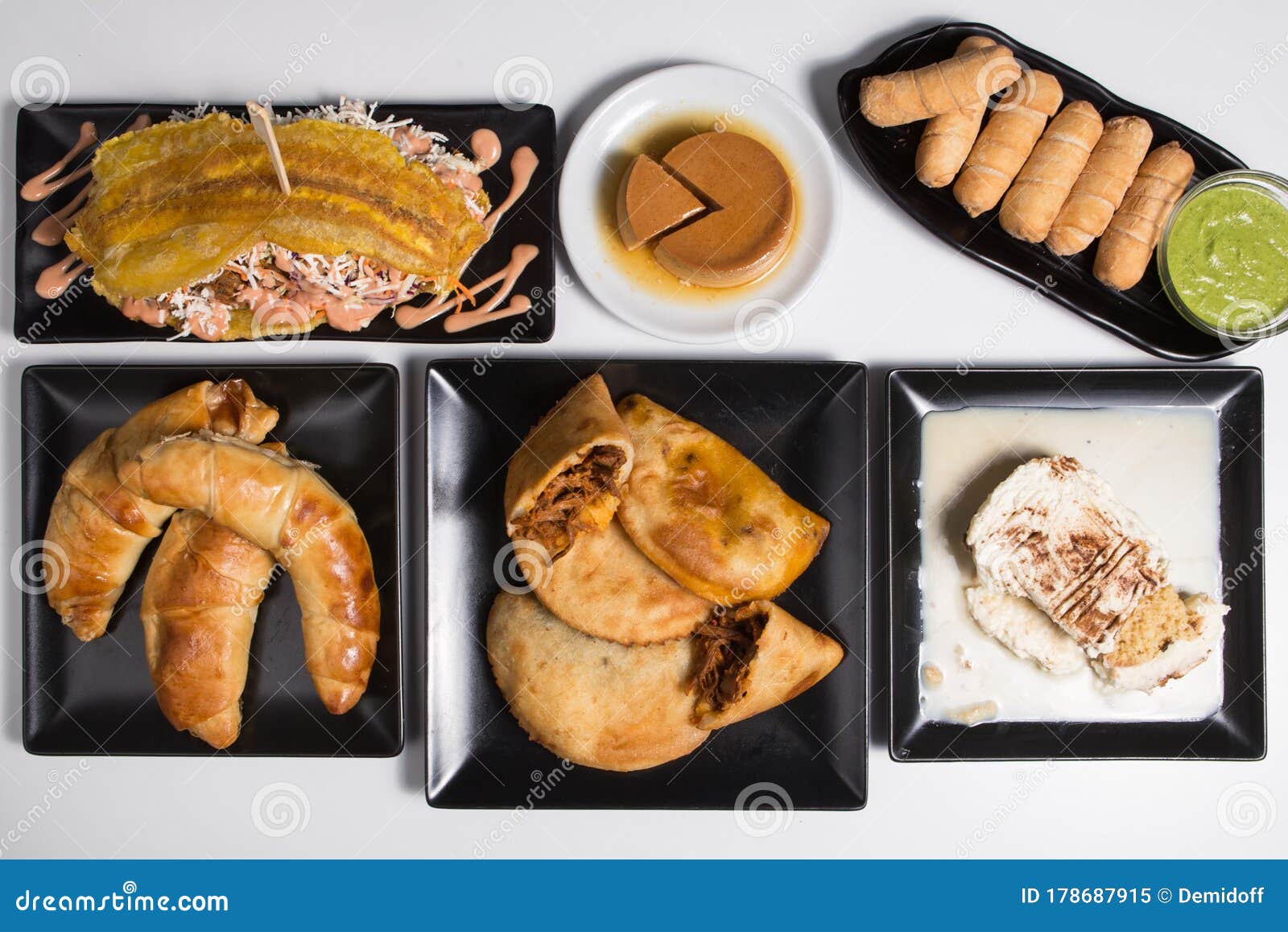 Different Types of Venezuelan Food Stock Image - Image of bread, cheese ...