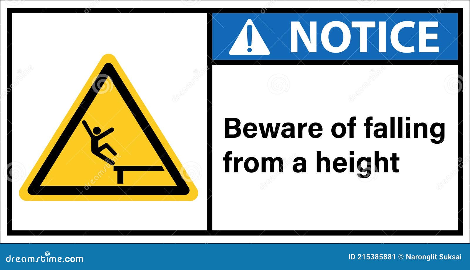 Beware Falling Objects Symbol, Vector Illustration, Isolated On White ...