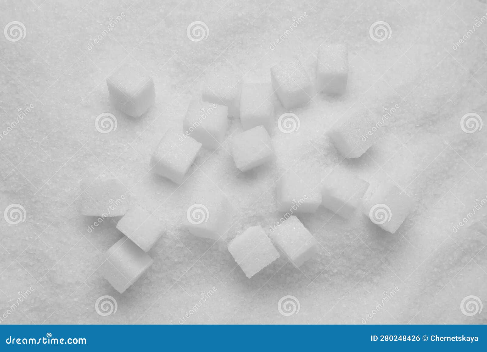 Different Types of White Sugar As Background, Closeup Stock Photo ...