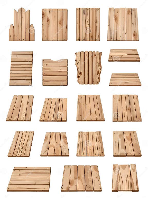 Different Types of Wood Floor Collection Detailed Illustrated Stock ... Different Types of Wood Floor Collection Detailed Illustrated Stock ...