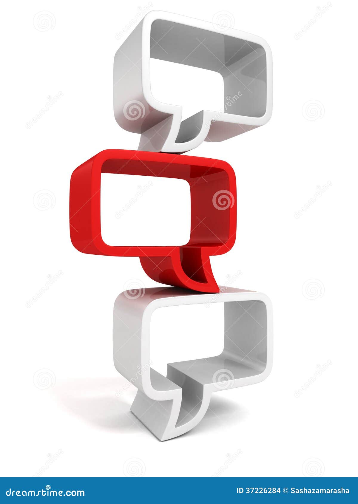 Different Unique Speech Bubble Red Sign Stock Illustration ...