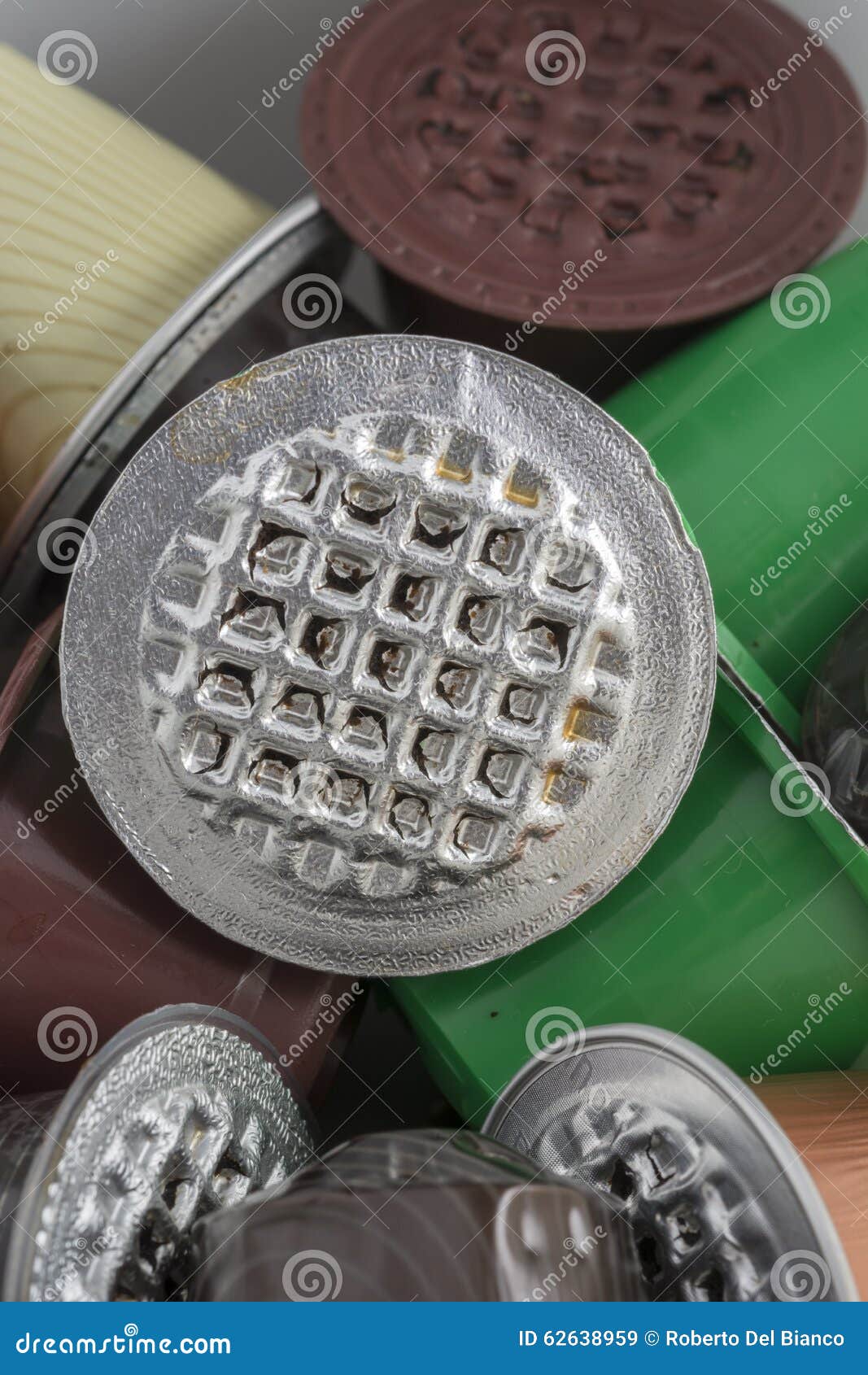 Different Used Pods of Coffee Stock Image - Image of modern, morning ...