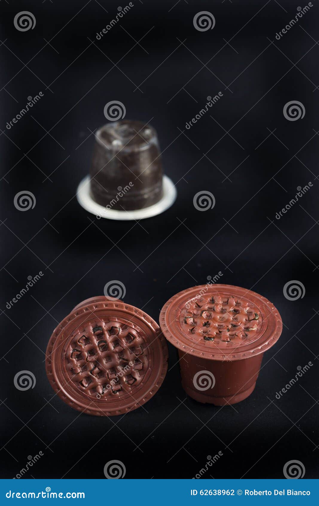Different Used Pods of Coffee Stock Photo - Image of garbage, coffee ...