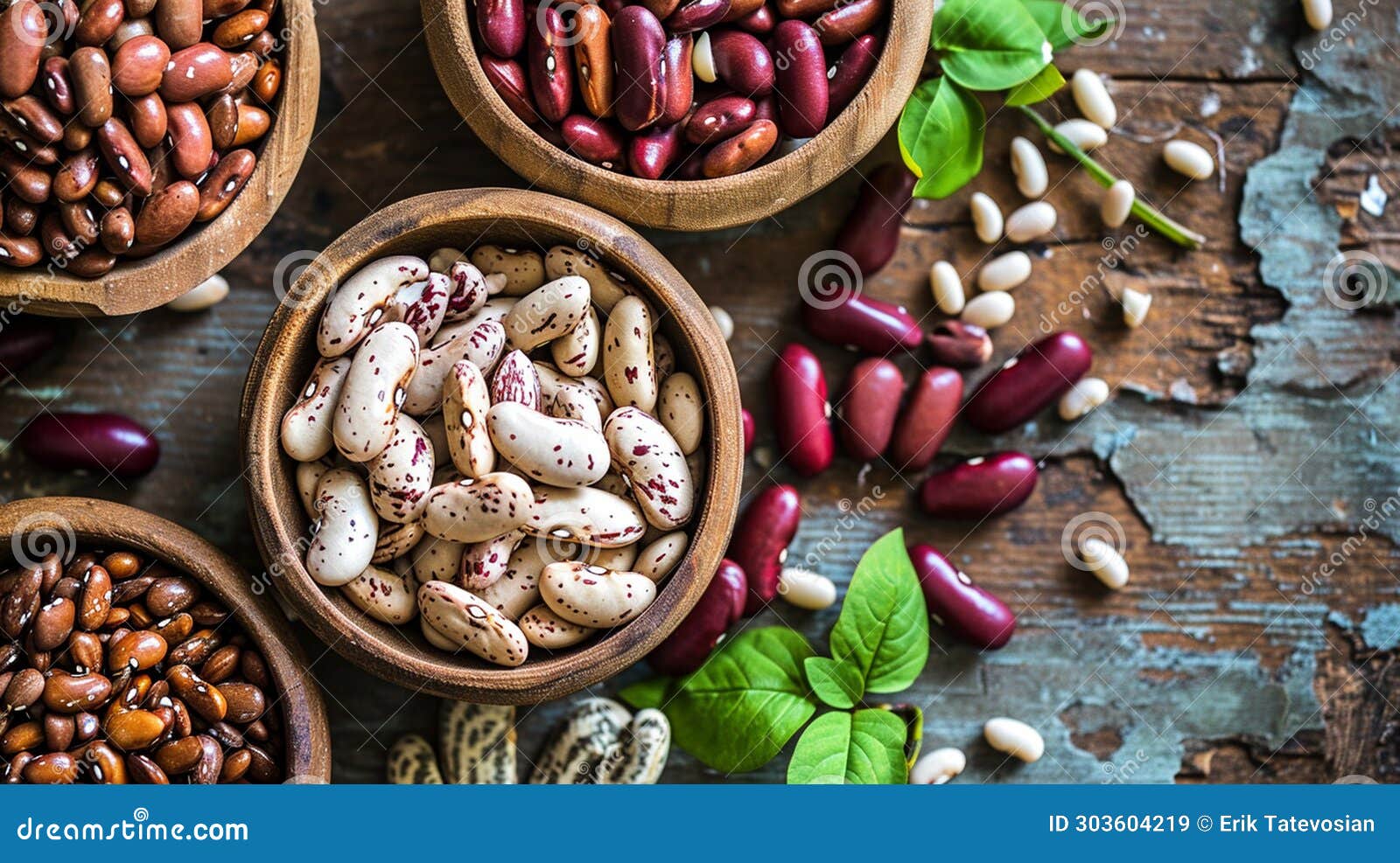 Different Varieties of Beans and Legumes. Selective Focus Stock Image ...