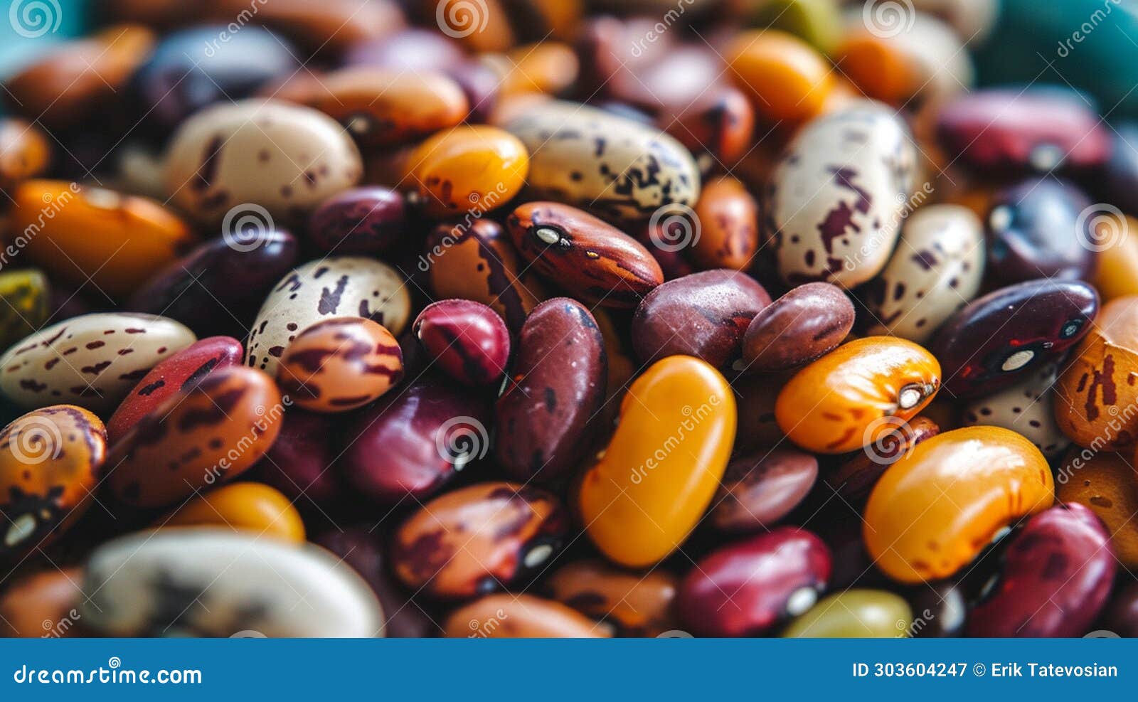 Different Varieties of Beans and Legumes. Selective Focus Stock Image ...