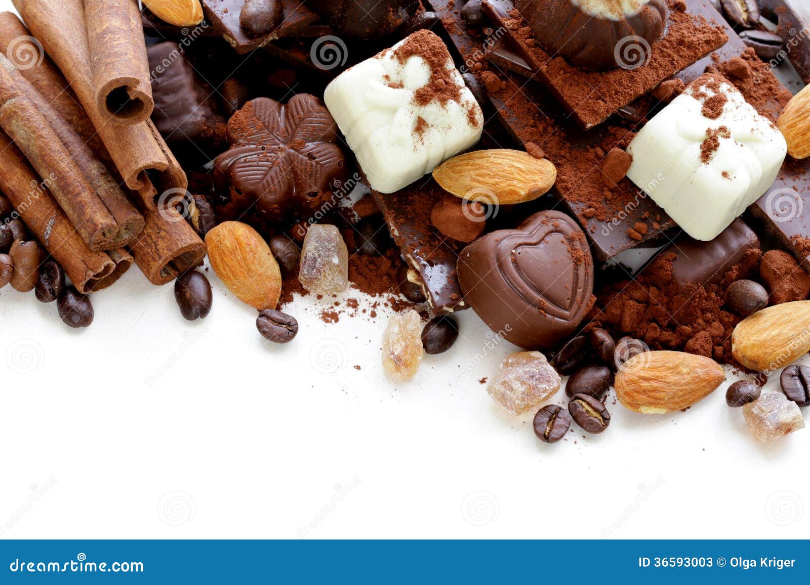 Different Varieties of Chocolate and Sweets Stock Image - Image of ...