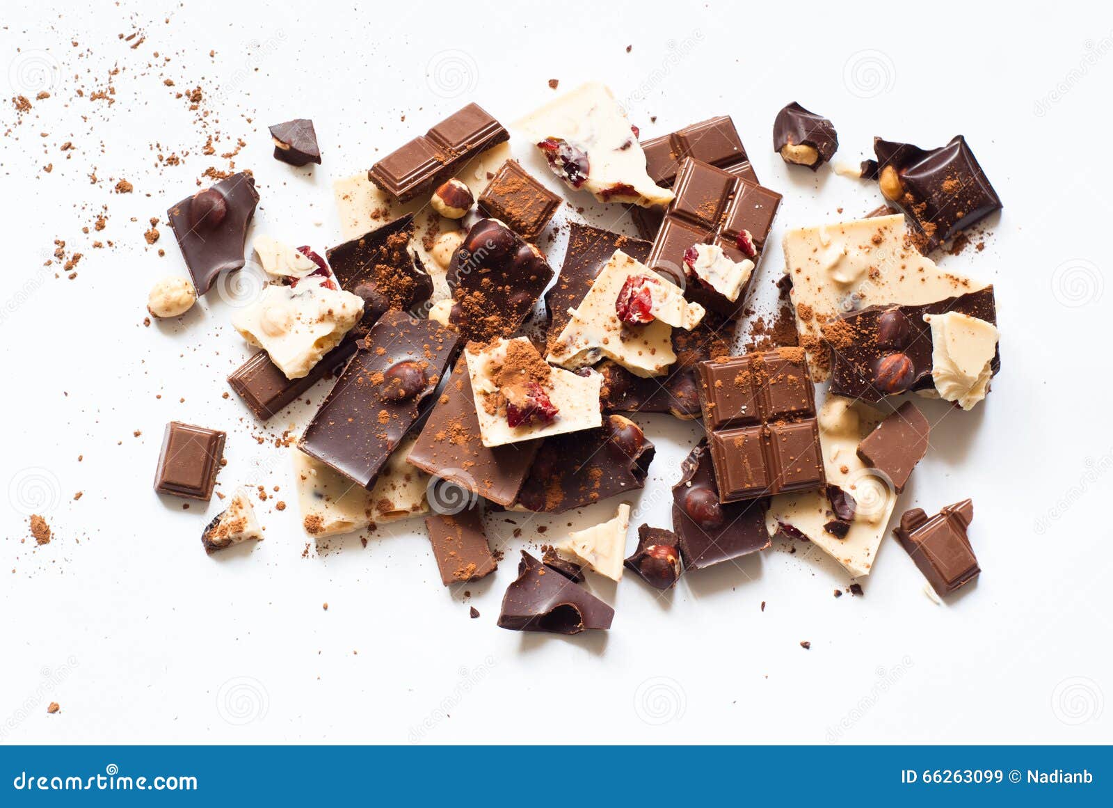 Different Varieties of Chocolate. Stock Image - Image of concept, food ...