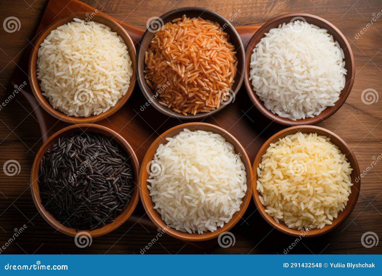Different Varieties and Different Colors of Rice Stock Photo - Image of ...