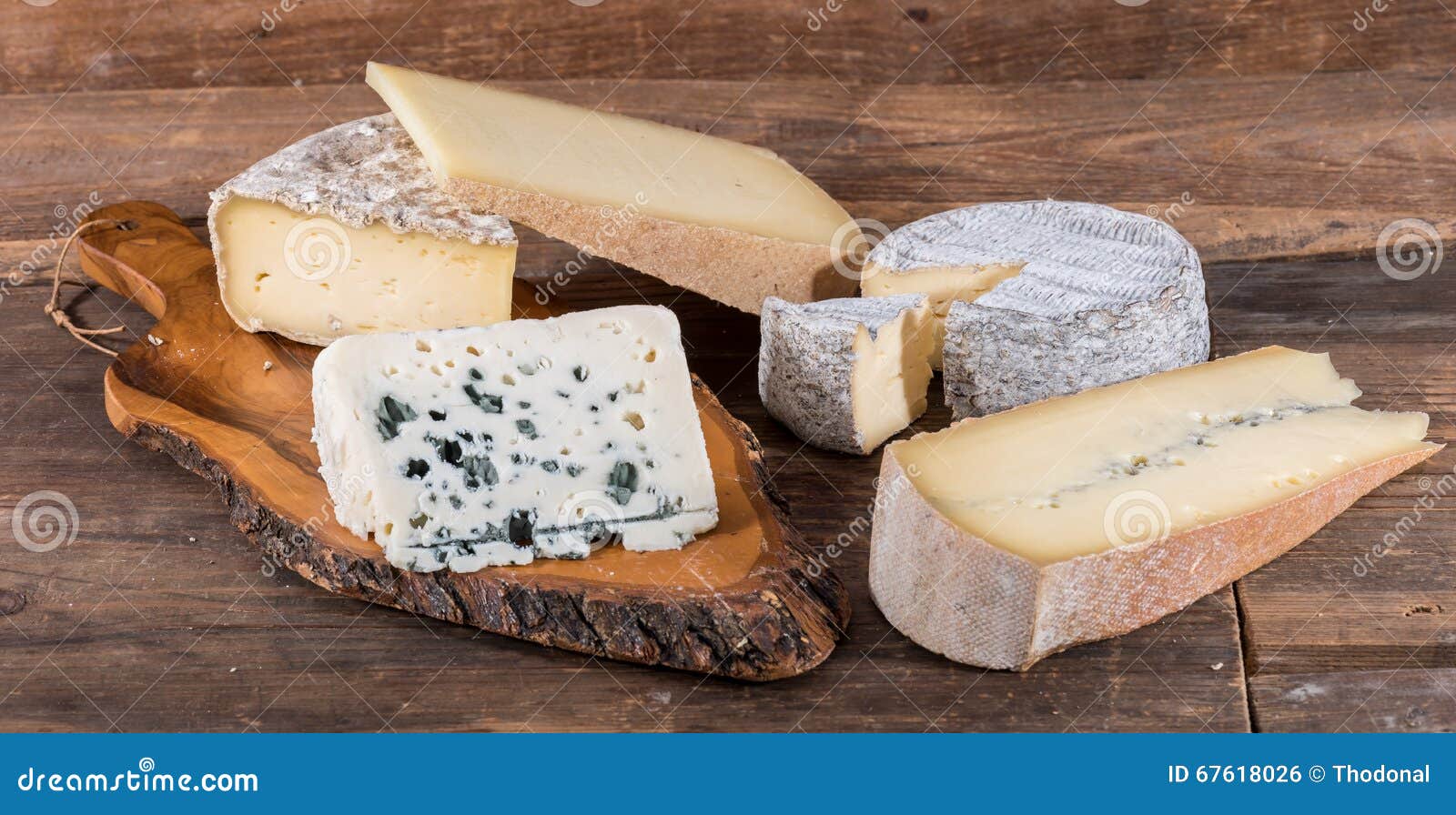 Different Varieties of French Cheeses Stock Photo - Image of fresh ...