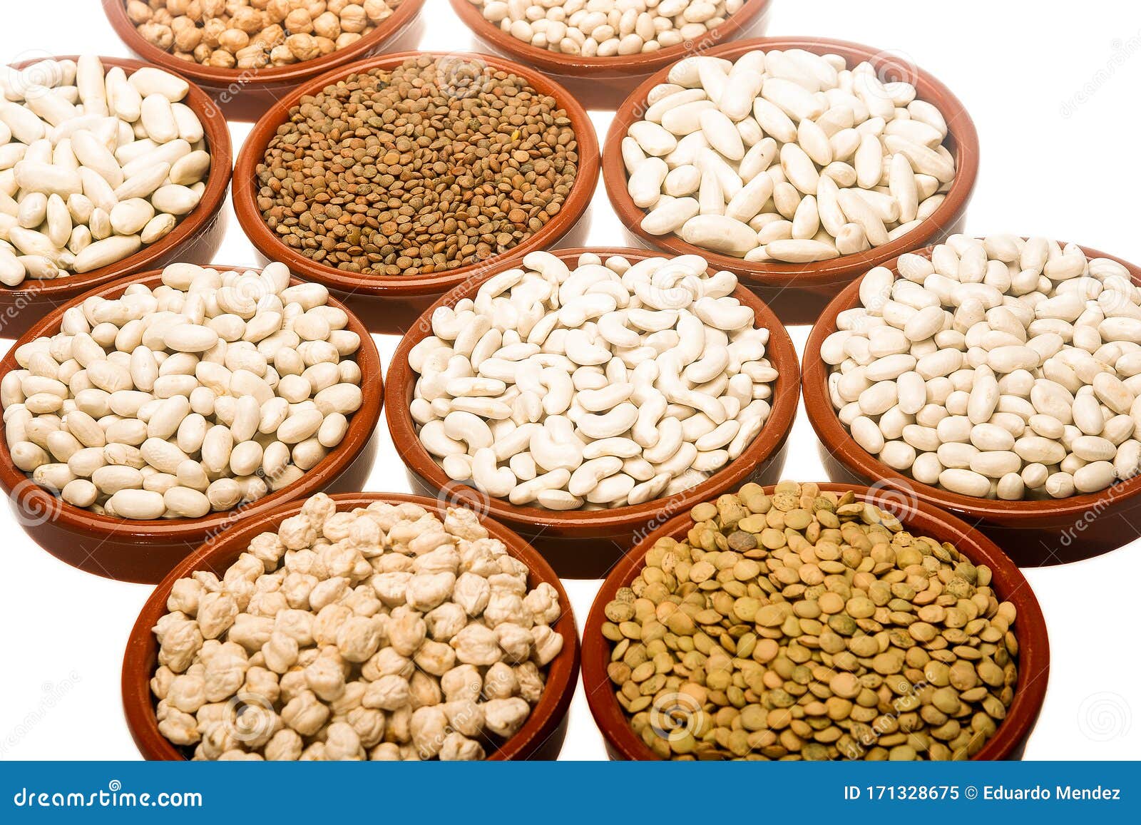 Different Varieties of Legumes Stock Image - Image of vegan, white ...