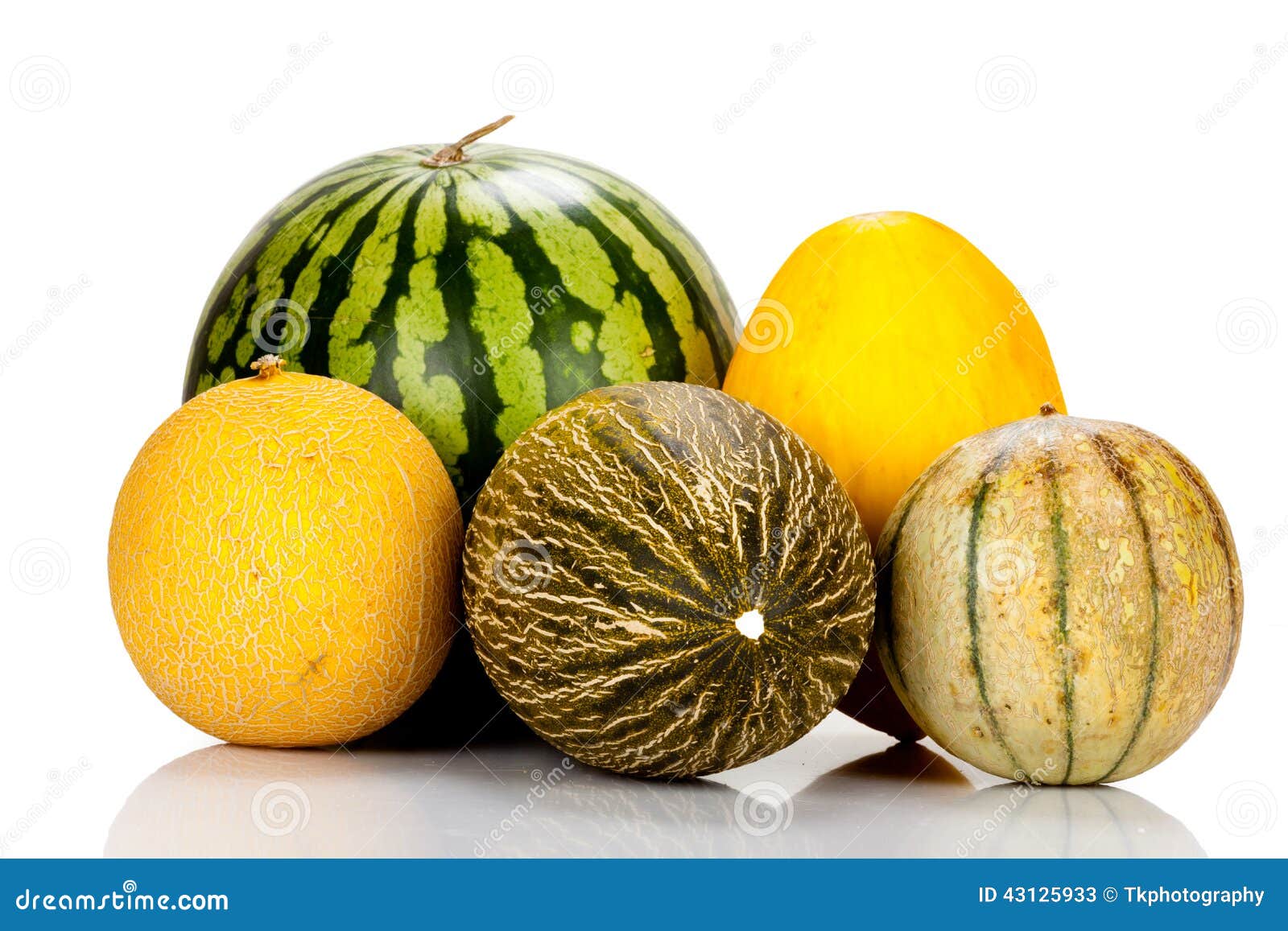 Different Varieties of Melons Stock Image - Image of melon, objects ...