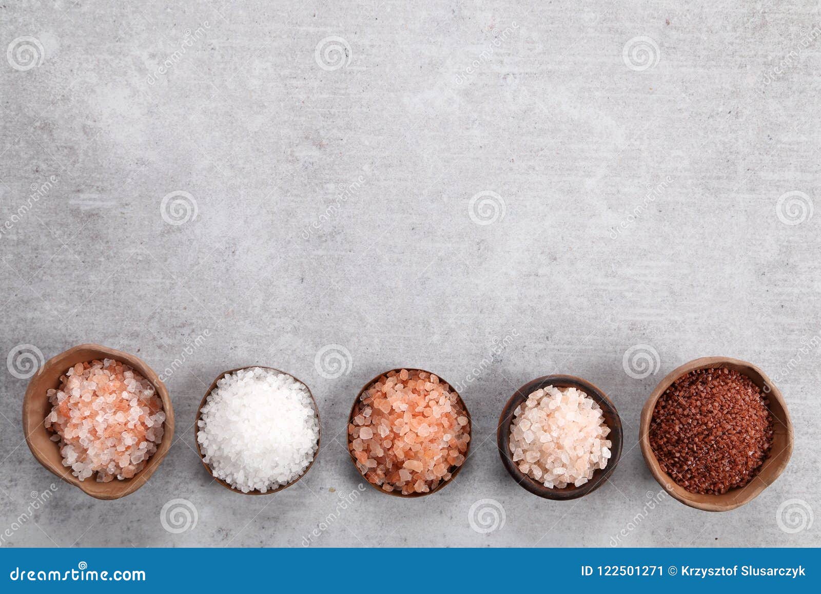 Different Varieties of Table Salt. Stock Image - Image of himalayan ...